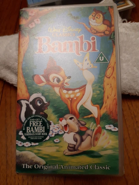 WALT DISNEY BAMBI (VHS 1994) £1.00 - PicClick UK