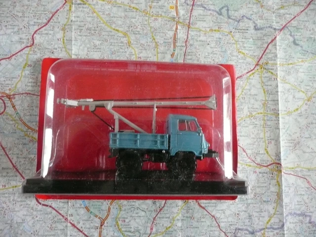 RENAULT ESTAFETTE SINPAR Casto lève poteau EDF IXO pour Hachette 1/43 ...