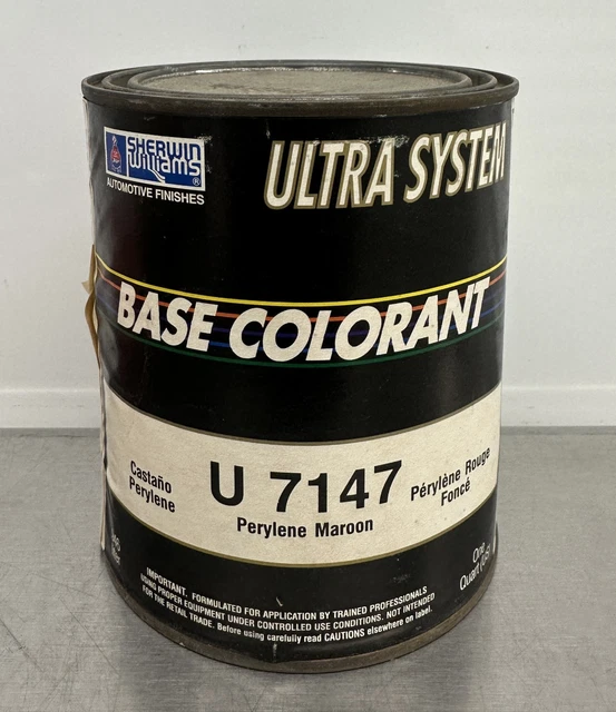 SHERWIN-WILLIAMS ULTRA SYSTEM U7147 Perylene Maroon Base Colorant-1 ...