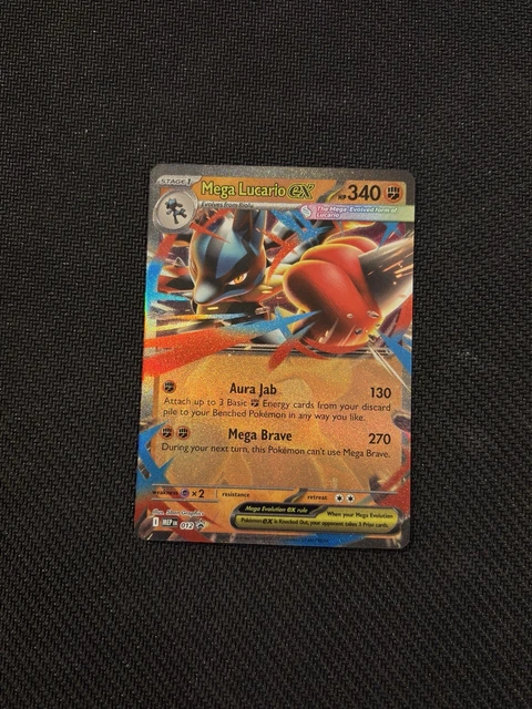 POKEMON TCG MEGA Evolution Promo: Mega Lucario ex MEP 012 Regular Size ...