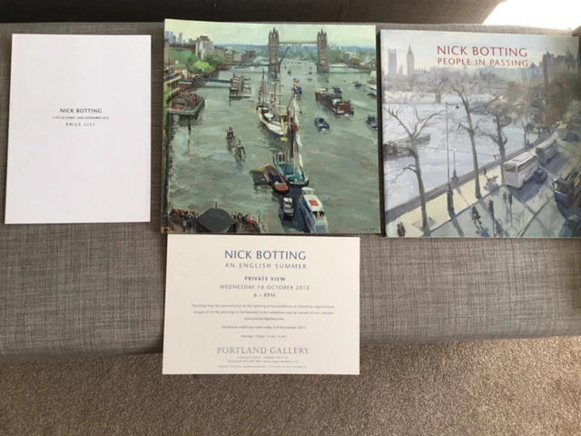 NICK BOTTING PEOPLE In Passing&Private View Exhibition Cat Portland ...