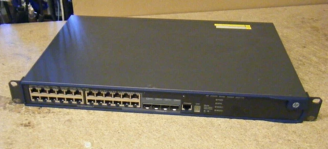 COMMUTATEUR GÉRÉ GIGABIT 24 ports HP H3C S5500-28C-EI JD377A ...