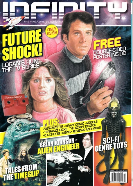 INFINITY MAGAZINE ISSUE 22 Logan's Run Timeslip View-Master Alien £8.99 ...