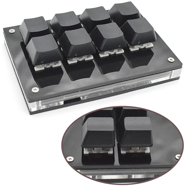 8 KEYS MECHANICAL Keyboard USB Interface Custom Copy Paste Custom ...