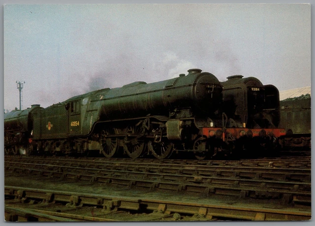 60854 STEAM LOCOMOTIVE at Kings Cross Railway Postcard Unposted £5.00 ...