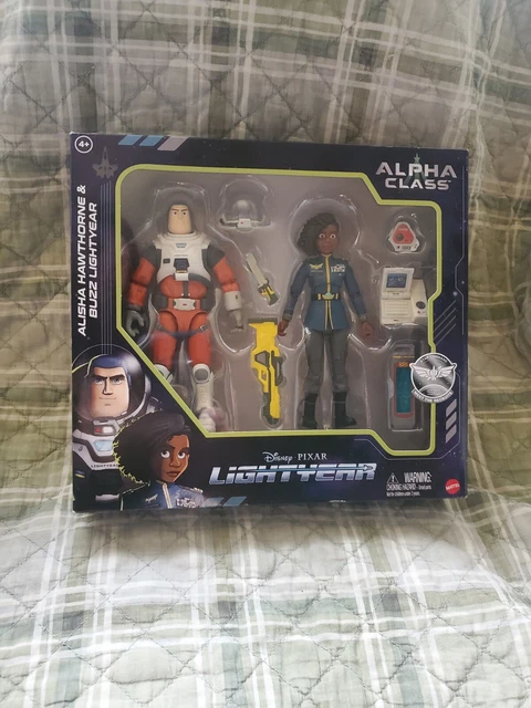 DISNEY PIXAR LIGHTYEAR 2022 Alpha Class Buzz & Alisha Hawthorne 2 Pack ...