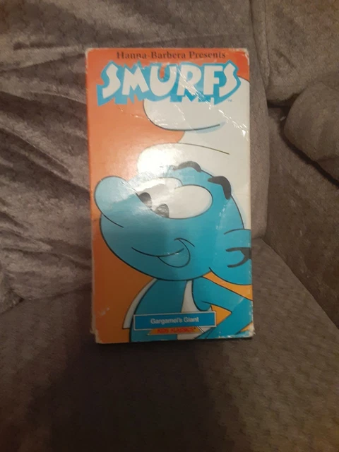 SMURFS HANNA-BARBERA VHS Gargamel's Giant and Smurfiplication 1987 Kids ...