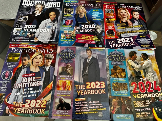 DOCTOR WHO MAGAZINE Yearbook 2017, 2020, 2021, 2022, 2023 And 2024 £29. ...