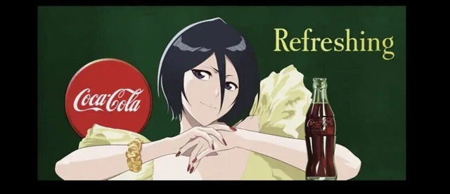 PÓSTER BLEACH THOUSAND Year Blood War X Coca-Cola Rukia Kuchiki ...