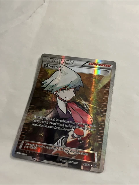 CARTA STEVEN 95/98 Full Art Ultra Rara Pokémon Origini Antiche ...