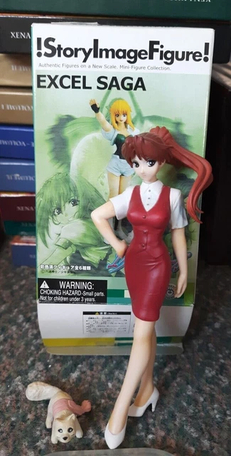 FIGURINE EXCEL SAGA Story Image : Misaki Matsuya avec MENCHI - Manga ...