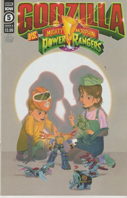 IDW COMICS GODZILLA Vs Mighty Morphin Power Rangers #5 Sep 2022 Var 1St ...