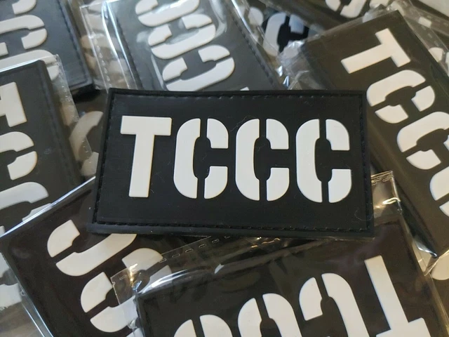 TACTICAL COMBAT CASUALTY Care (Tccc) 2D Pvc Patch - Black/White EUR 5,66 - PicClick FR