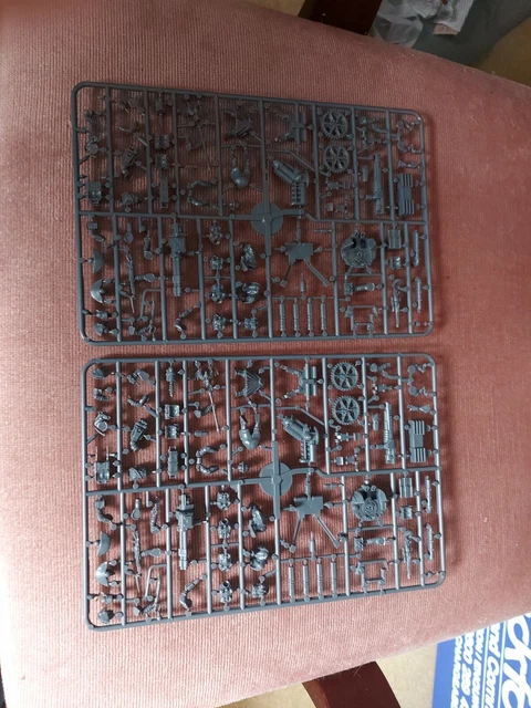 WARGAMES ATLANTIC 28MM Les Grognards Command and Heavy Support Sprue x2 ...