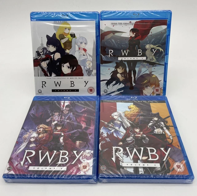 RWBY BLU-RAY VOLUMES 1-5 £141.12 - PicClick UK