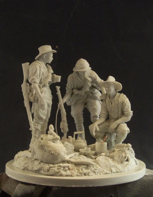 AC MODELS 1/24 WWI ANZAC's "Boiling the Billy" (3 Figures+Dog ...