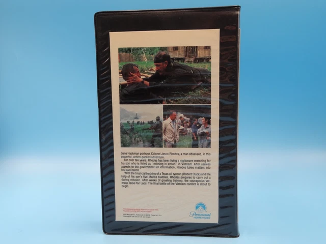 UNCOMMON VALOR VHS Gene Hackman Patrick Swayze 1983 Paramount War ...