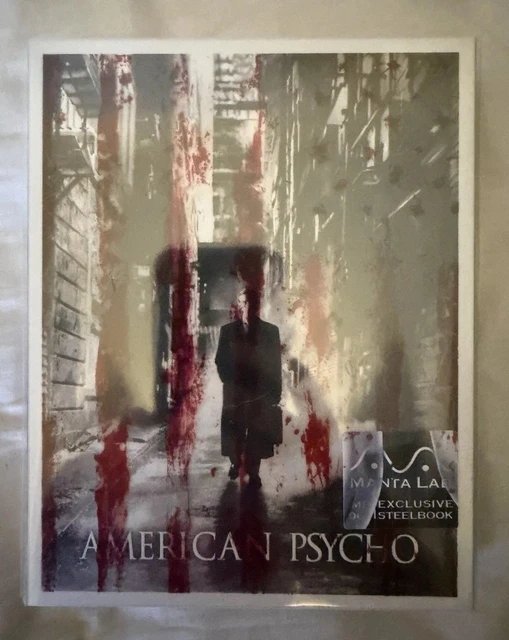 AMERICAN PSYCHO MANTA Lab Steelbook Exclusive Slip 4K Blu-Ray £83.90 ...