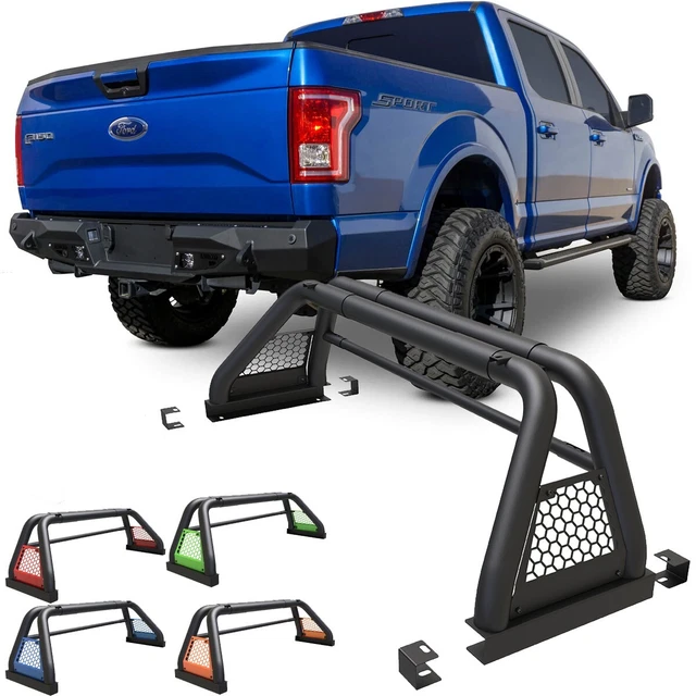 ADJUSTALE ROLL SPORT Bar Truck Chase Roof Rack Bed Bar For 2015-2023 ...