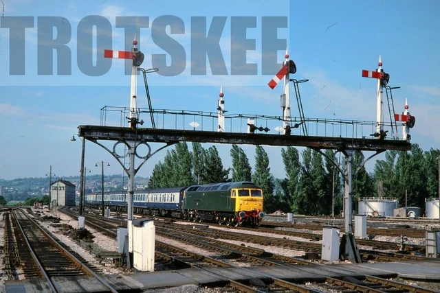 35MM SLIDE BR British Rail Diesel Loco Class 47 47484 Newton Abbot 1985 ...