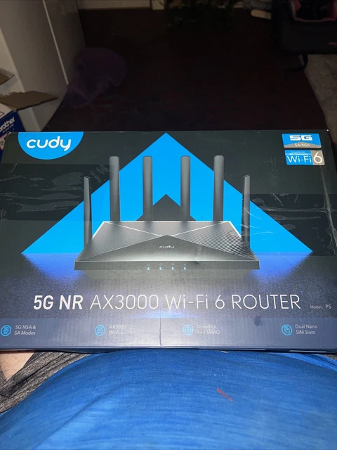 CUDY 5G NR AX3000 Wi-Fi 6 Router Dual SIM - Model P5 $350.00 - PicClick