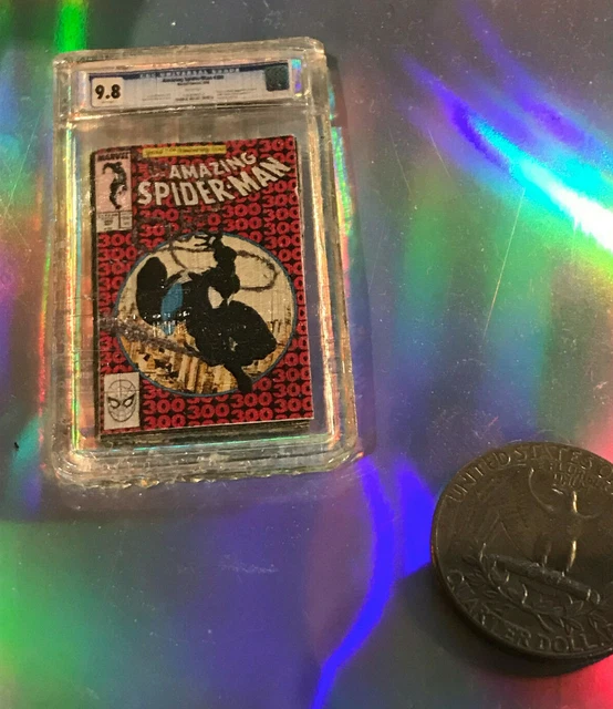 AMAZING SPIDER-MAN 300 MICRO COMIC 1ST APPEARANCE VENOM read For 1/6 ...