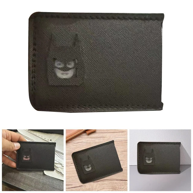 DRIVER'S LICENSE HORIZONTAL Wallet Card Holder with Face Mask Featuring ...