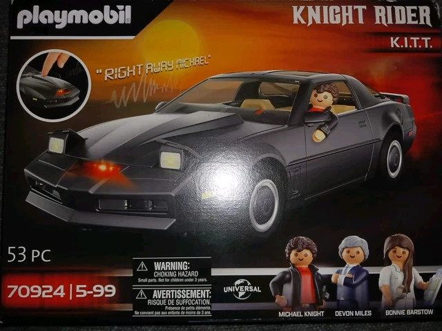 PLAYMOBIL KNIGHT RIDER - K.I.T.T. Baukasten-Set - 53 Teile (70924) Neu ...