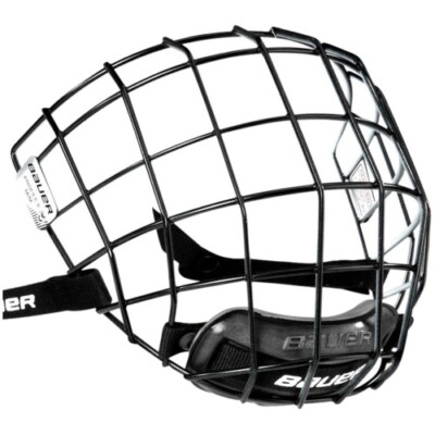 BAUER PROFILE II I2 Oreo Hockey Helmet Facemask Cage! SR JR Helmet ...