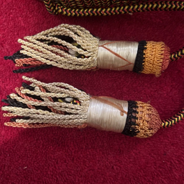 VINTAGE BRASS MILITARY Bugle Early 19th Century & Silk Tassels £48.02 ...