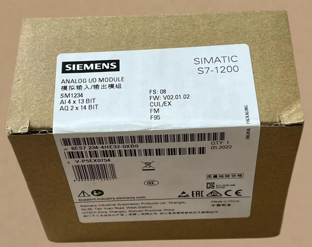 SIEMENS SIMATIC S7-1200, analog input/output 6ES7234-4HE32-0XB0 £198.65 - PicClick UK