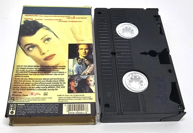 KISS OF THE Spider Woman VHS 1986 Charter Entertainment Gay Interest £8 ...