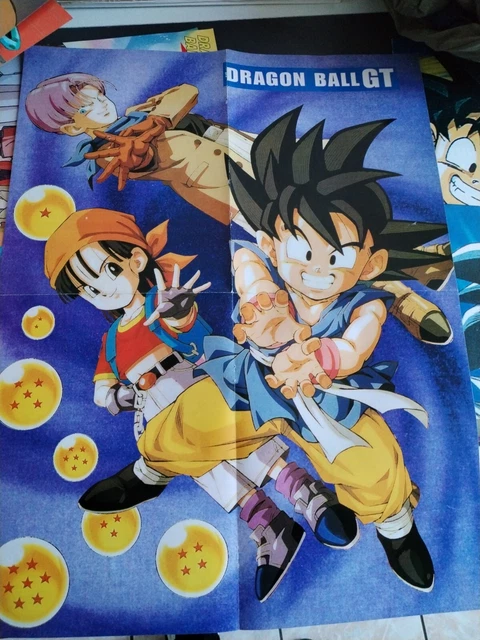 GRAND POSTER DRAGON Ball GT Manga Goku SS4 vintage Pan Trunks ssj4 EUR ...