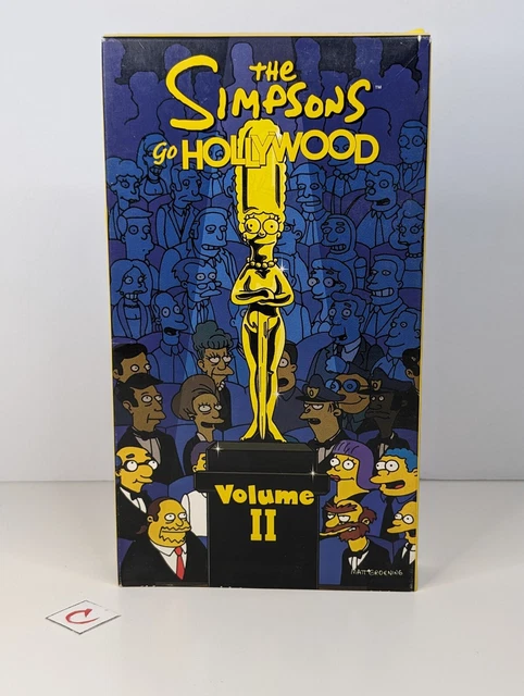 THE SIMPSONS GO Hollywood Volume 2 II (VHS Tape 1999) Animated Comedy ...