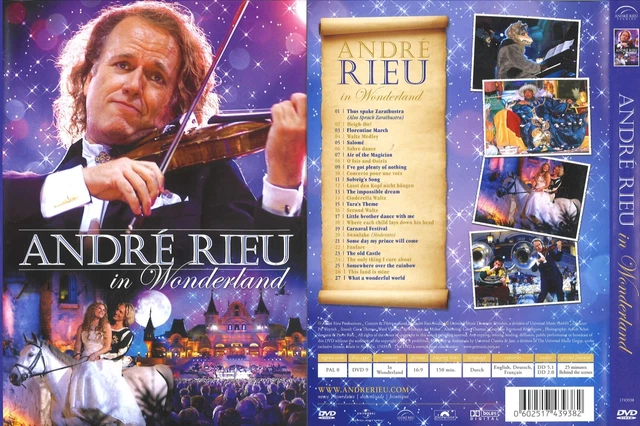 548A NEW SEALED DVD Region 4 ANDRE RIEU IN WONDERLAND $15.80 - PicClick AU