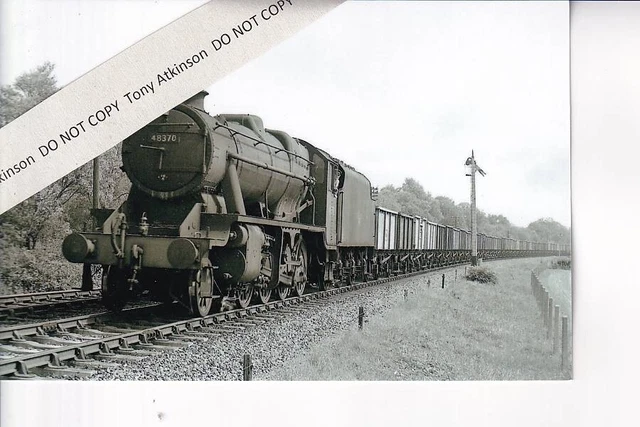 B.R. - EX Lms 8F 2-8-0 No. 48370 Nr Stamford - Vintage Image - # L15595 ...