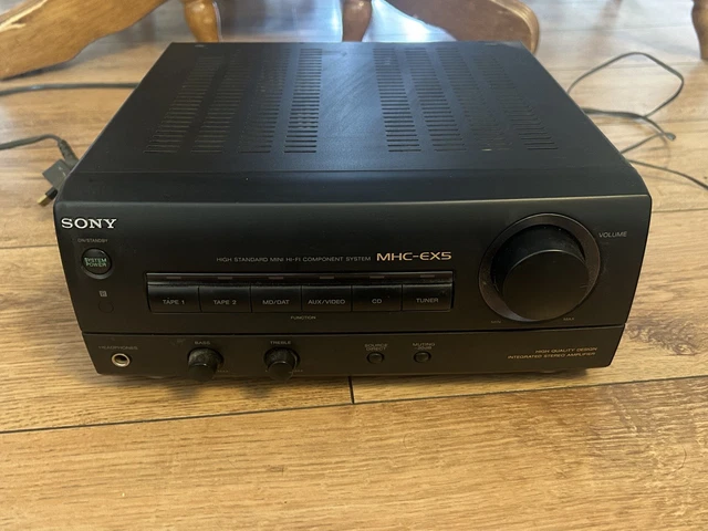 SONY MHC-EX5 MINI Hi-Fi Component System Stereo Amplifier Tested ...