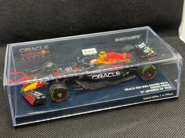 MINI CHAMPS 1/43 Oracle Red Bull Racing Rb18 Sergio Perez Japan Gp 2022 ...