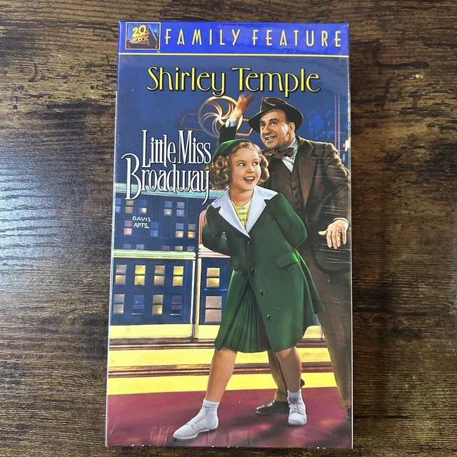 LITTLE MISS BROADWAY Shirley Temple VHS 2001 Family Feature New and ...