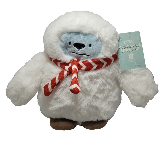 CHRISTMAS ABOMINABLE SNOWMAN Cuddly 9"Plush Soft Toy Teddy Tesco ...