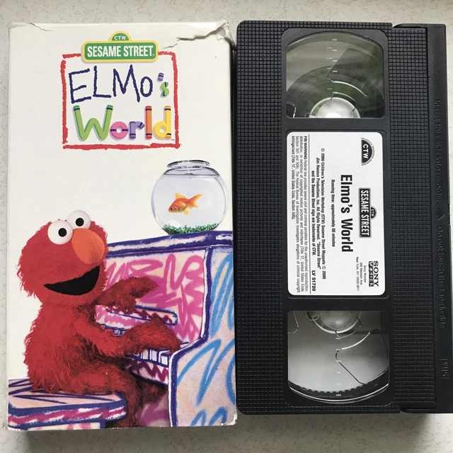 SESAME STREET &ELMO'S World" VHS Video Tape Kids Video 2000 £3.93 ...