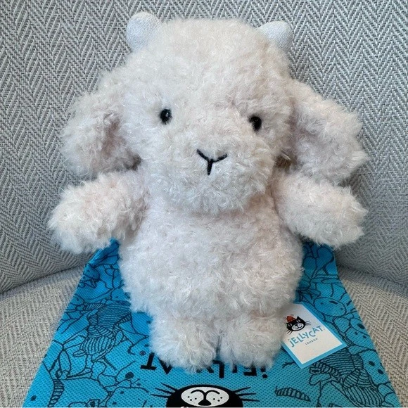BRAND NEW JELLYCAT Little Goat 18CM Plush Ultra Soft with Tags & Dust ...