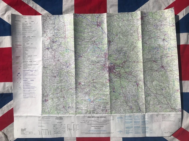 JOINT OPERATIONS GRAPHIC Military Map Nuremberg Germany £10.00 ...