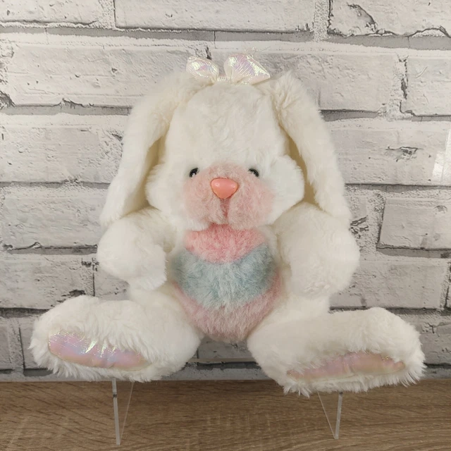 MATTEL ICE TICKLE Bunny Pink Blue Purple 9" Soft Toy Plush Vintage 1993 ...