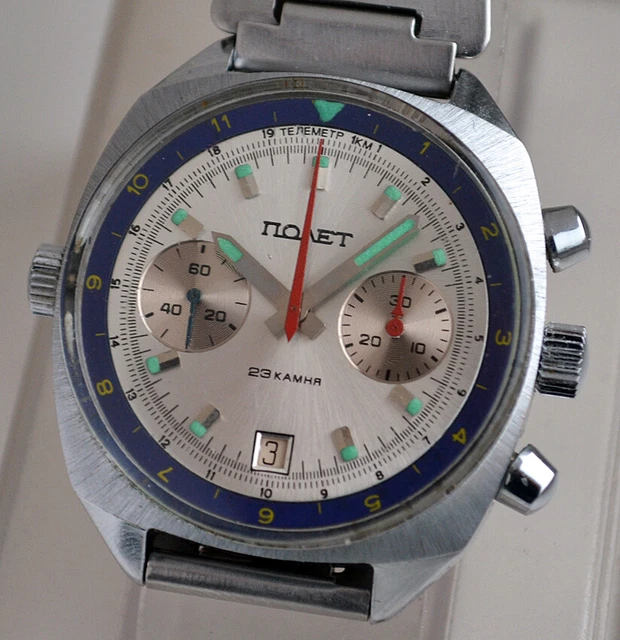 OROLOGIO CRONOGRAFO RUSSO Poljot Cccp Urss Soviet Sturmanskie 1989 ...
