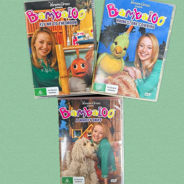 BAMBALOO DVD BUNDLE x3 Fly Me To the Moon, A Whiffy Sniff, Rhinestone ...