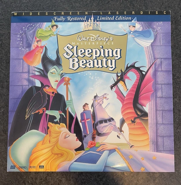 WIDESCREEN LASERDISC OF the Walt Disney's Masterpiece, Sleeping Beauty ...