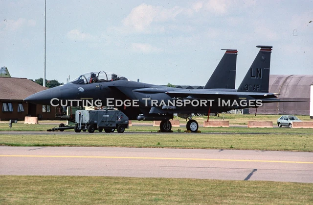 ORIGINAL AIRCRAFT SLIDE: USAF F-15 RAF Mildenhall Aug-95 46-134 £2.99 - PicClick UK