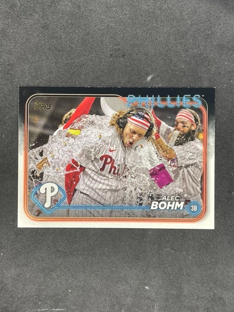 2024 TOPPS SERIES One Alec Bohm Gold Mirror SSP #266 Philadelphia Phillies $114.99 - PicClick AU
