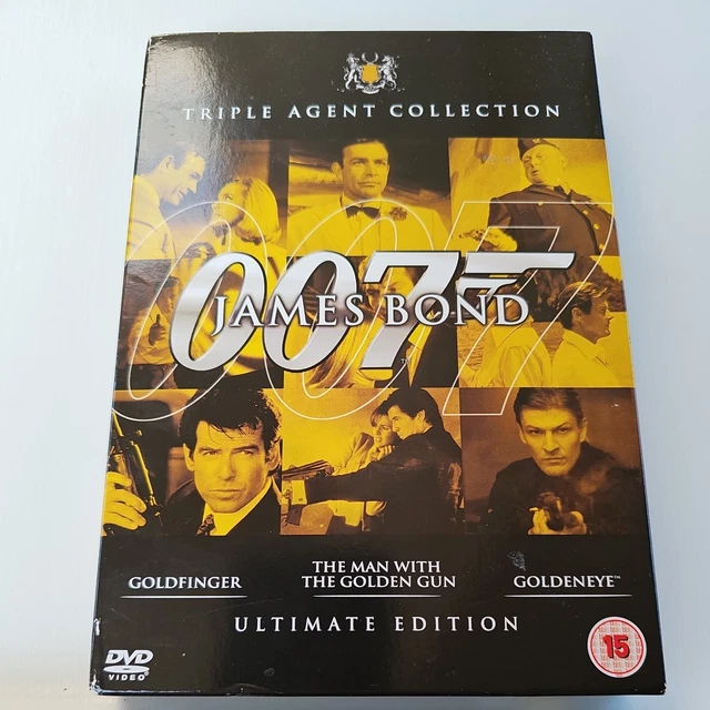 JAMES BOND ULTIMATE Golden Triple Pack - Goldfinger/The Man With The ...